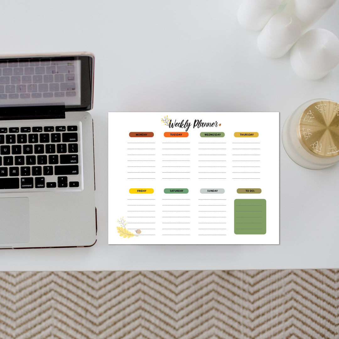 Free Printable Fall Weekly Planner For Your Busy Schedule | Pretty ... Free Printable Fall Weekly Planner For Your Busy Schedule | Pretty ...